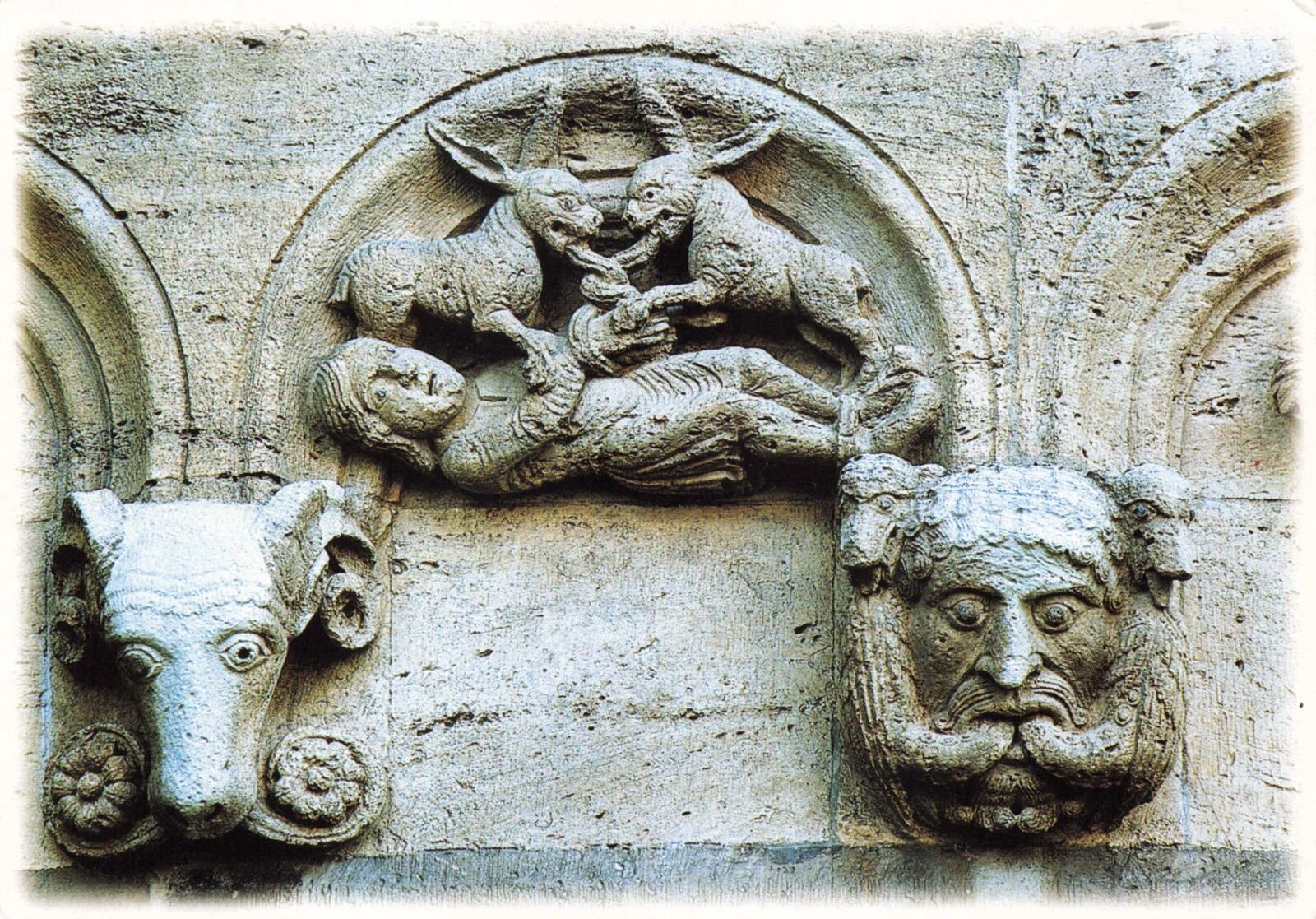 Postcard Germany Königslutter Jagdfries (hunting frieze) on the apse | eBay