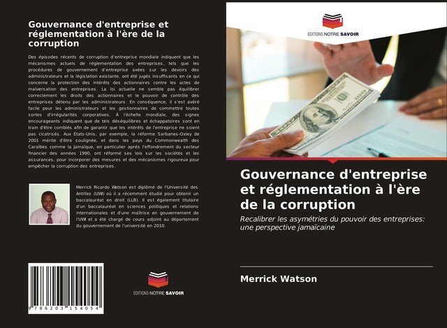 Gouvernance D'entreprise Et Réglementation À L'ère de la Corruption von ...