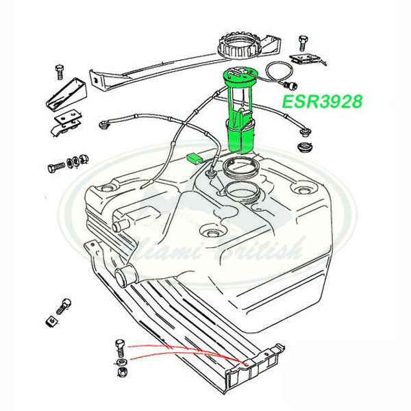 LAND ROVER FUEL PUMP KIT DEFENDER 90" 94-97 ESR3928 NRC9770 NRC9771 ...