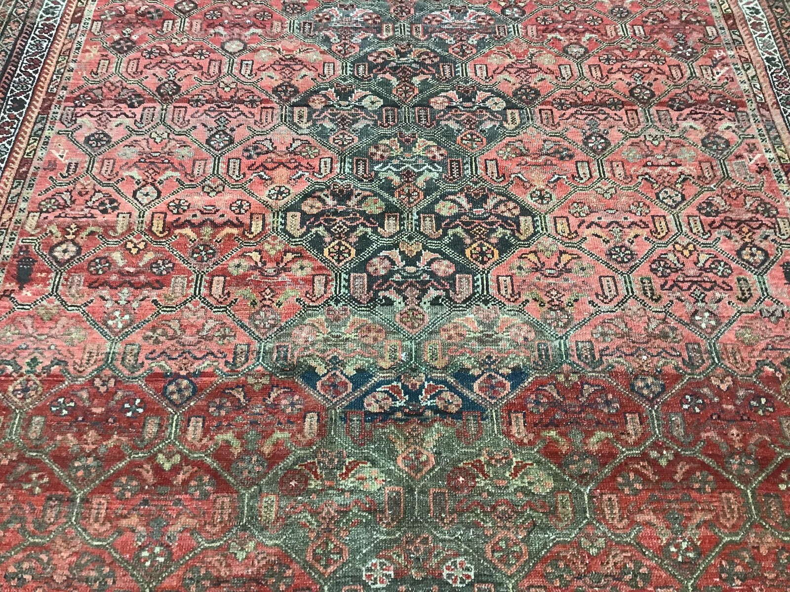 Over Hundreds year old 5'11" x 13' hand knotted Malayer Rug | eBay