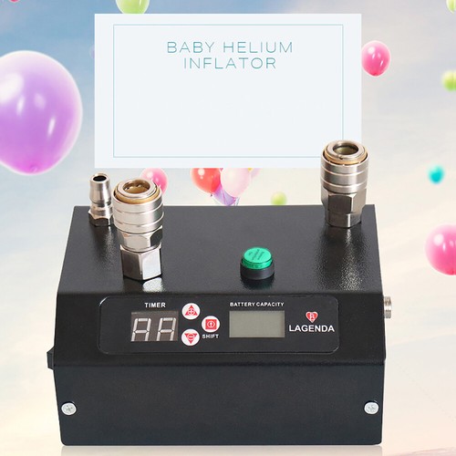 Electric Helium Balloon Inflator Chargeable Timing Quantitative Balloon ...
