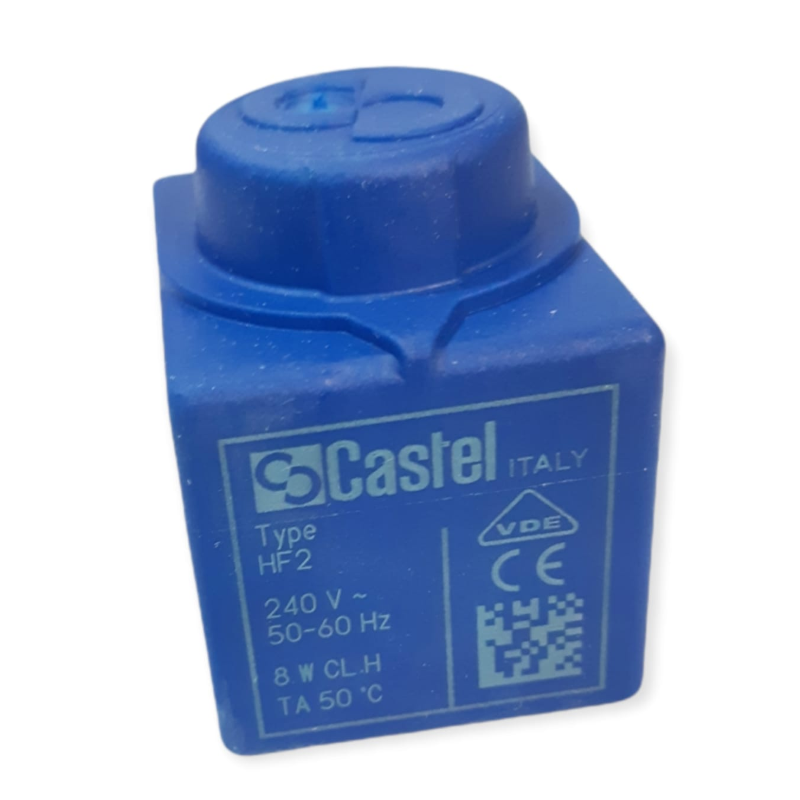CASTEL SOLENOID COIL 9300 / RA7 240V BLUE NC FOR MODELS HF2 EX HM2 8 ...
