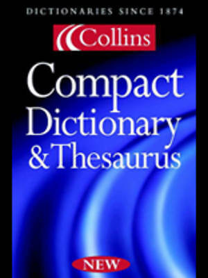 Collins Compact Dictionary and Thesaurus (Hardcover, 2001) for sale ...