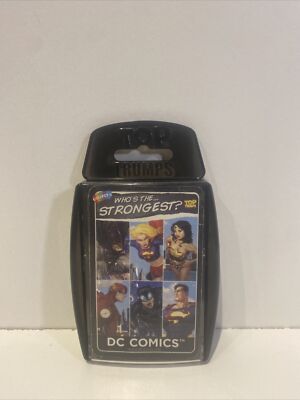 Top Trumps Card Game: DC Comics - Who's the Strongest? Superman Batman ...