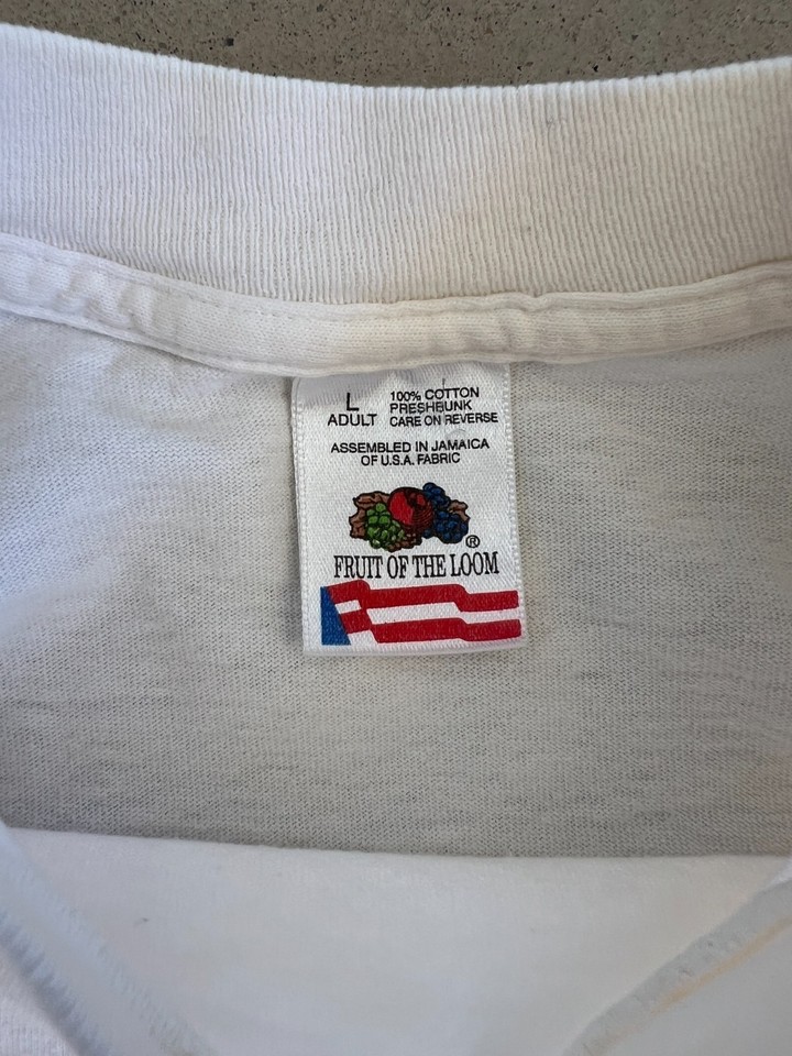 Vintage '96 White Princeton Tigers Swim And Dive TEAM Single Stitch T ...