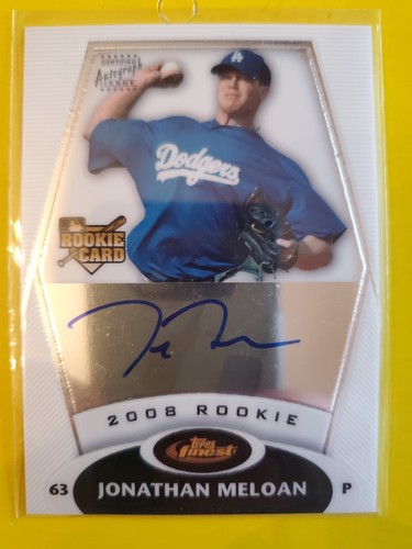 2008 Finest Rookie Autograph #158 Jonathan Meloan RC - Los Angeles ...