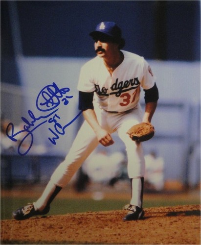 Bobby Castillo Signed 8X10 Photo "81 WC" Autograph LA Dodgers Autograph ...