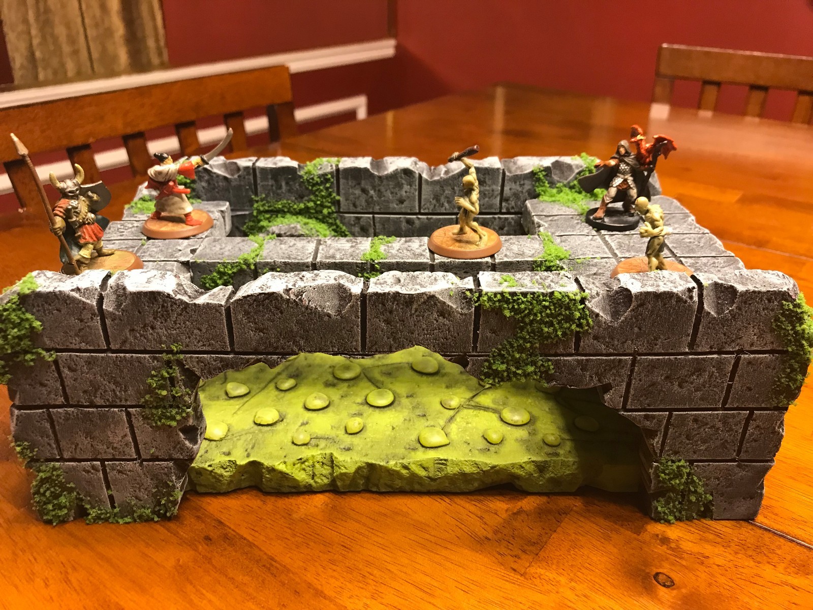 Dungeon Green Slime 28mm terrain 40k warhammer Dungeons & Dragons ...