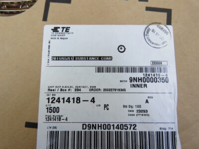 TE 1241418-4 Qty of 50 per Lot TE 1241418-4 | eBay