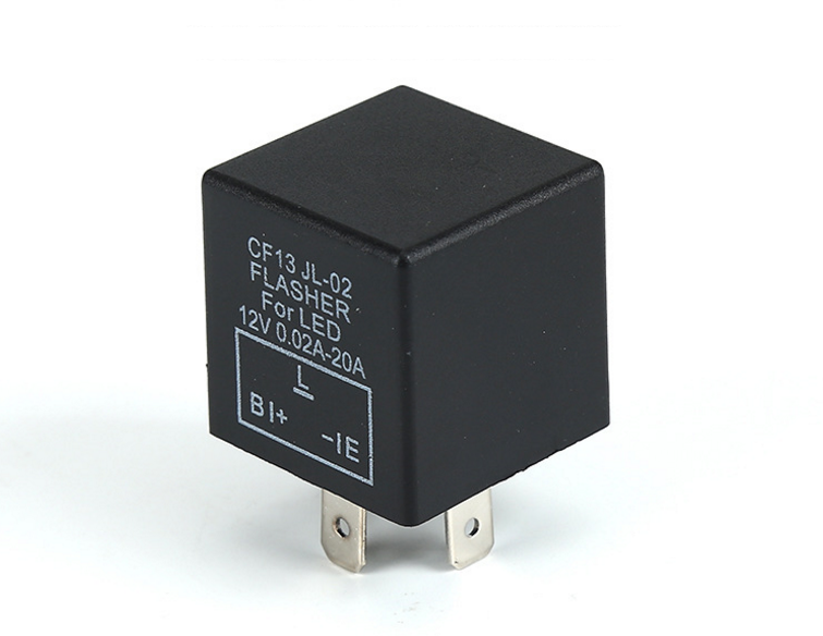 Car Relay 3-pin Electronic 12V Turn Signal Flasher Relay Fix Blinker ...