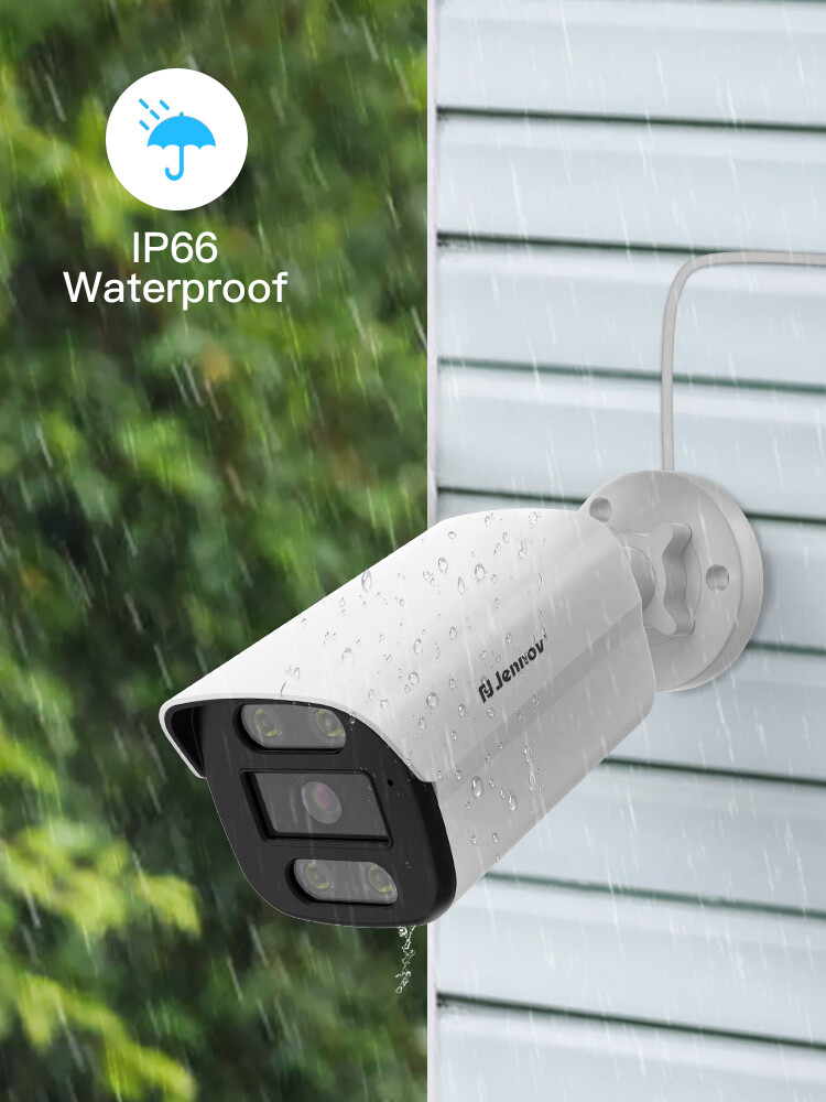 8MP 4K HD POE Security IP Camera Outdoor Bullet two-way Audio Night ...