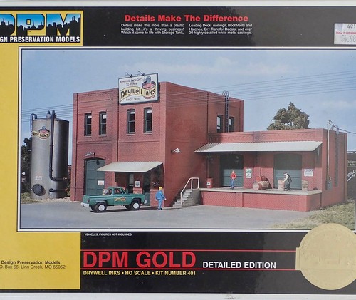 DPM GOLD DETAILED EDITION HO SCALE #401 DRYWELL INKS; NEW IN FACTORY ...