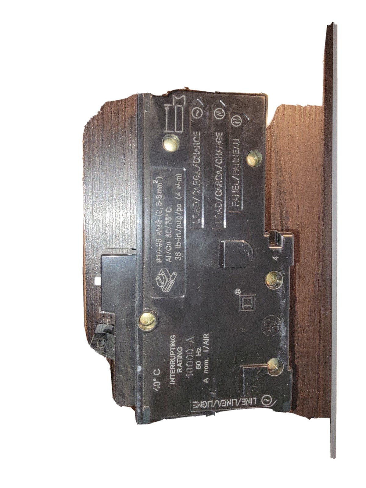 SQUARE D HOM120AFI 20Amp 1-Pole 120V Arc Fault Circuit Breaker NEW FREE ...