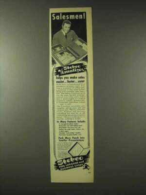 1948 Stebco Visualizer Luggage Ad - Salesmen! | eBay