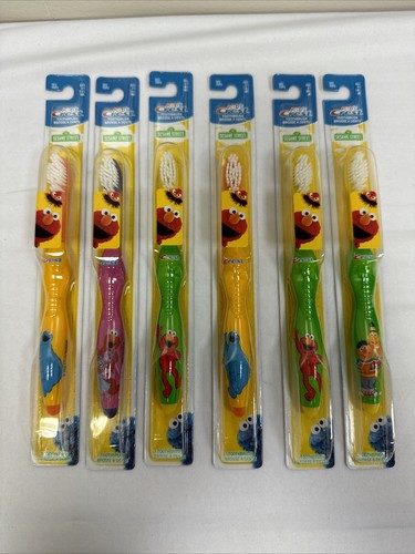 6X Kids Crest Sesame Street Soft Bristle Toothbrush Ages 1-5 ...