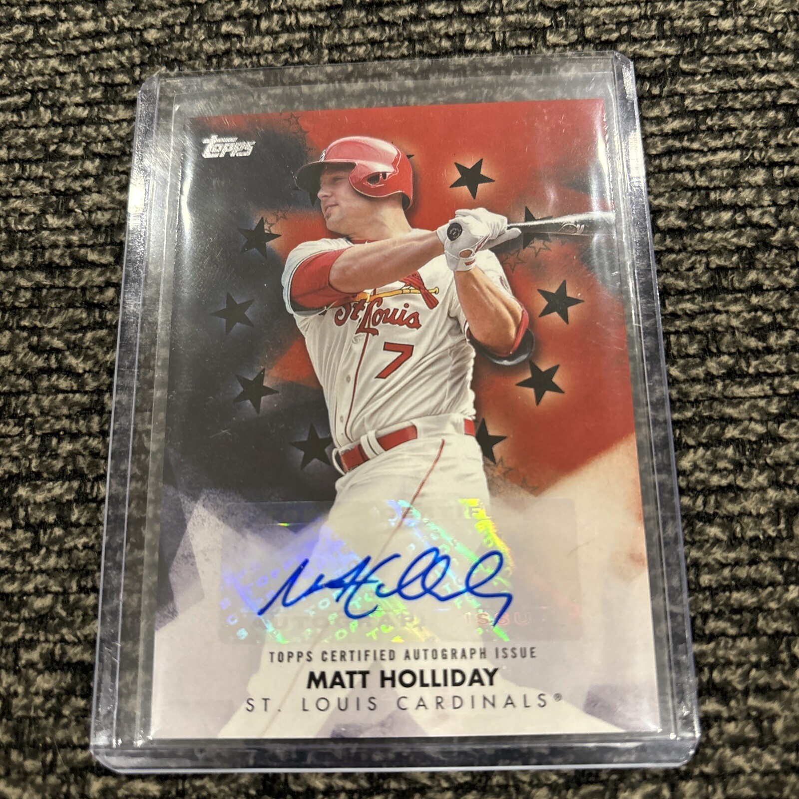 2024 Topps Series 1 Matt Holliday Baseball Stars Autograph Card ...