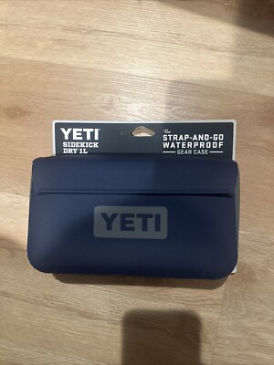 Yeti Sidekick Dry 1L Strap and Go Waterproof Gear Case Navy New | eBay
