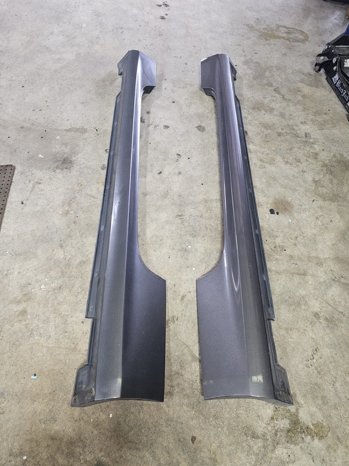 Hyundai Genesis Coupe Side Skirt Rocker Panel Black BK2 13-16 OEM | eBay