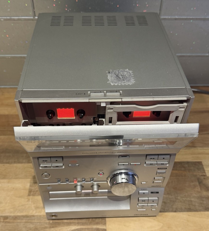 Sony CMT-CP2WA Micro HiFi Component System CD Cassette Player Radio ...