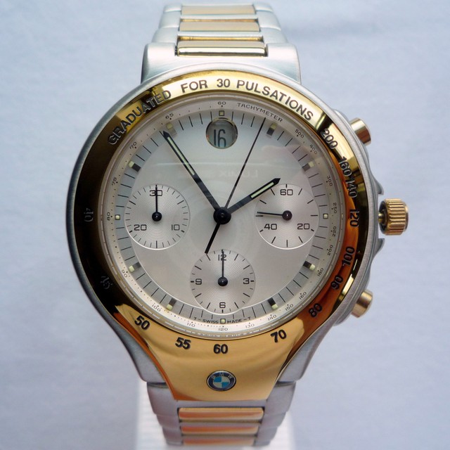 Classic BMW Car M Style Automatic Chronograph Watch Power Motorsport ...
