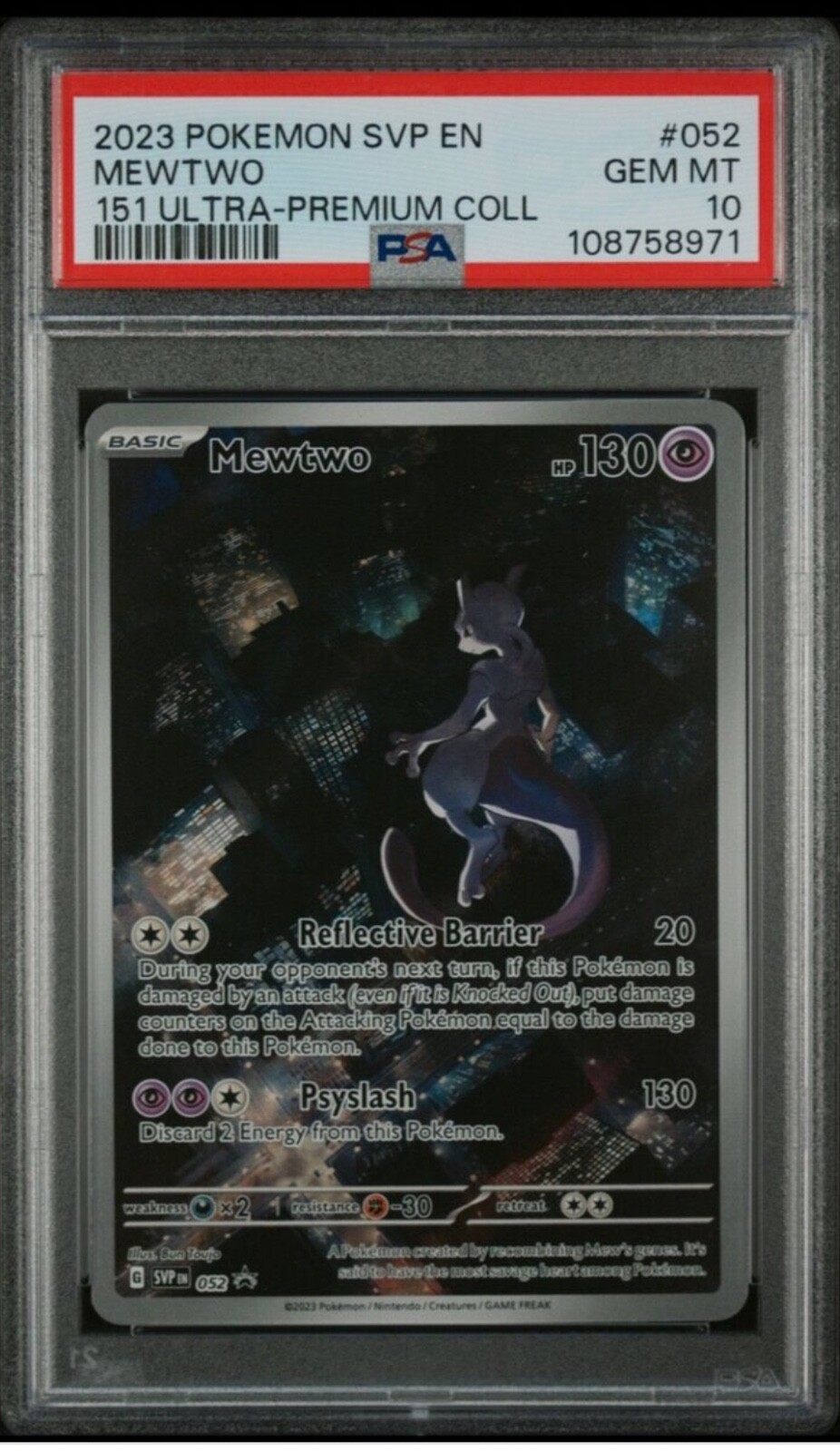 Mewtwo 2023 Scarlet & Violet: Black Star Promo #SVP052 151 Ultra ...