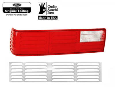 1987-1993 Ford Fox Body Mustang GT Taillight Tail Light Lens LH Driver ...