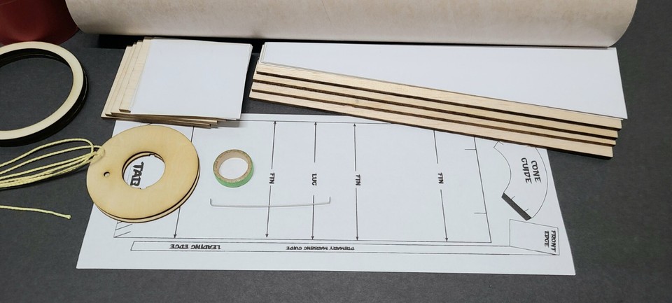 Estes Phoenix Flying Model Rocket kit #1380 Model Rocket clone Parts ...