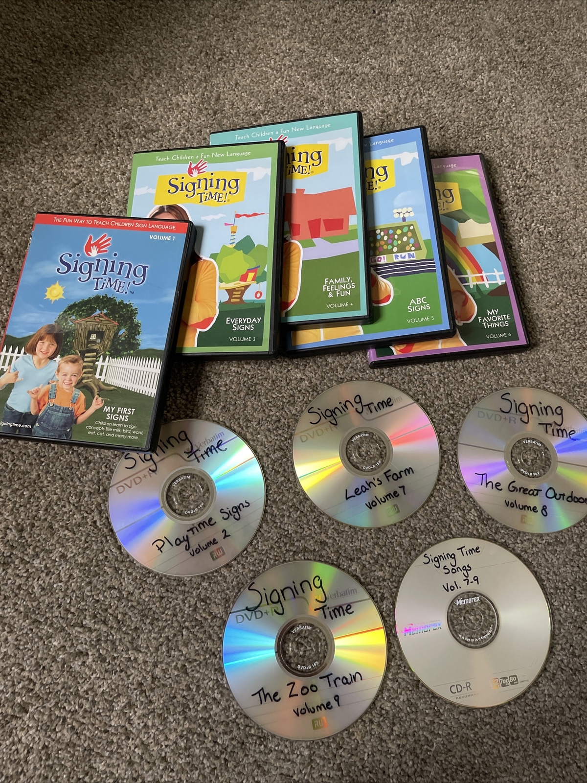 Signing Time Series One 1 Rachel Coleman American Sign Language Kids 13 ...