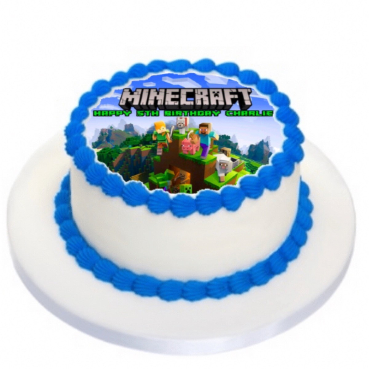 Minecraft Cake Toppers Edible