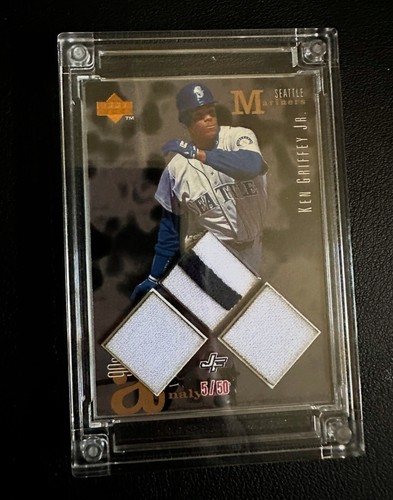 Jersey Fusion Ken Griffey JR 5/50 Triple Patch | eBay