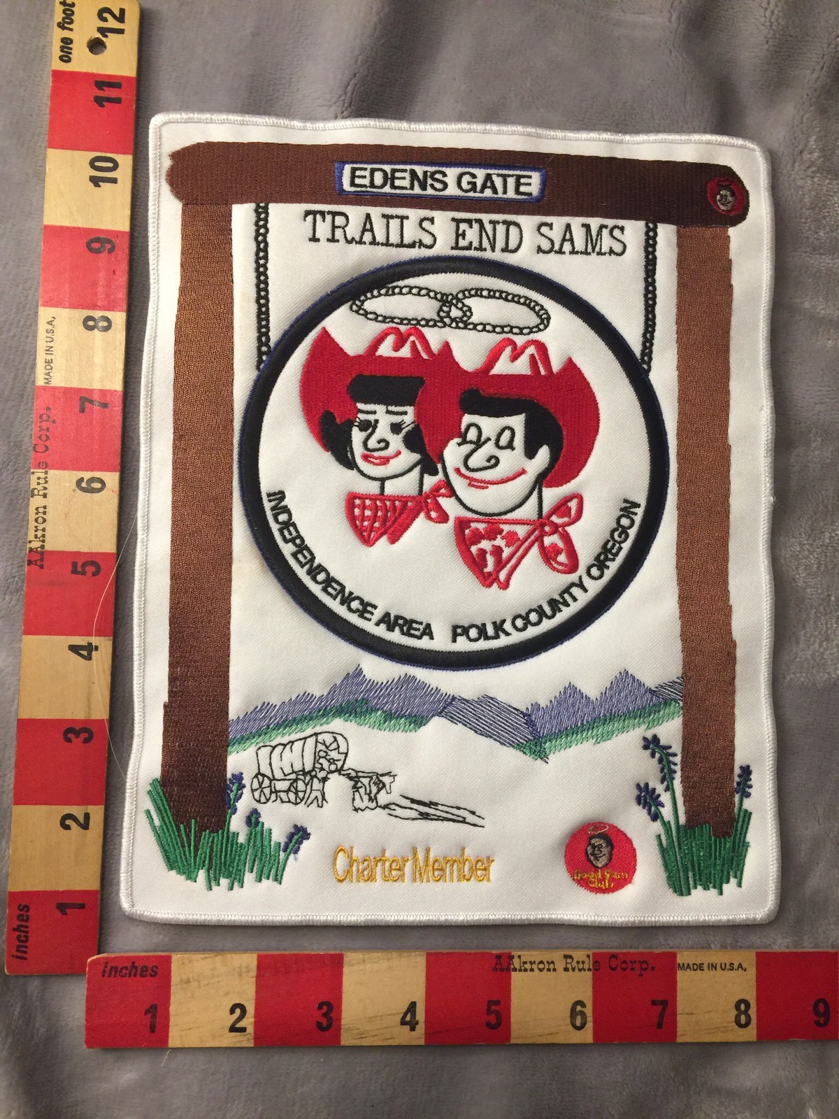 Giant EDEN’S GATE POLK COUNTY OREGON GOOD SAM Cowboy & Cowgirl Patch ...