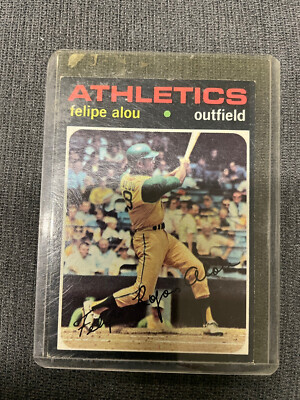 1971 Topps #495 Felipe Alou, Oakland Athletics | eBay