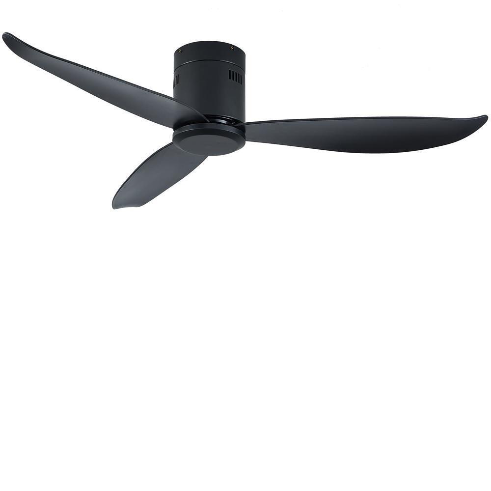 Flush Mount Ceiling Fan No Lights | Shelly Lighting