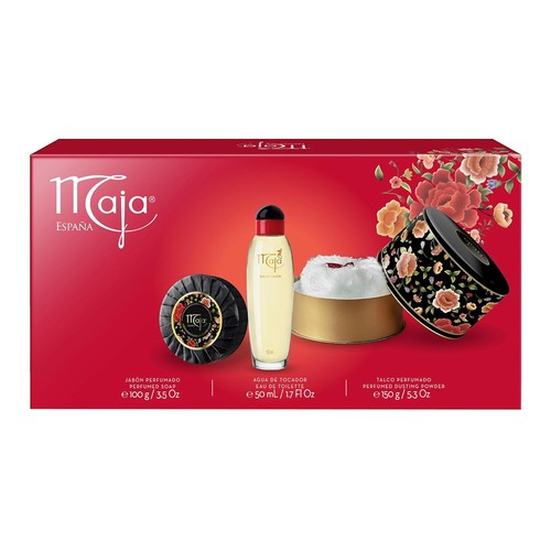 MAJA Classic Spanish Gift Set Talc Soap Perfume 150g+100g+50ml | eBay