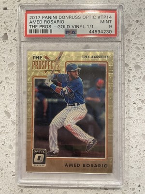 Ames Rosario 2017 Optic Prospect SUPERFRACTOR 1/1 ERROR CARD! WRONG ...