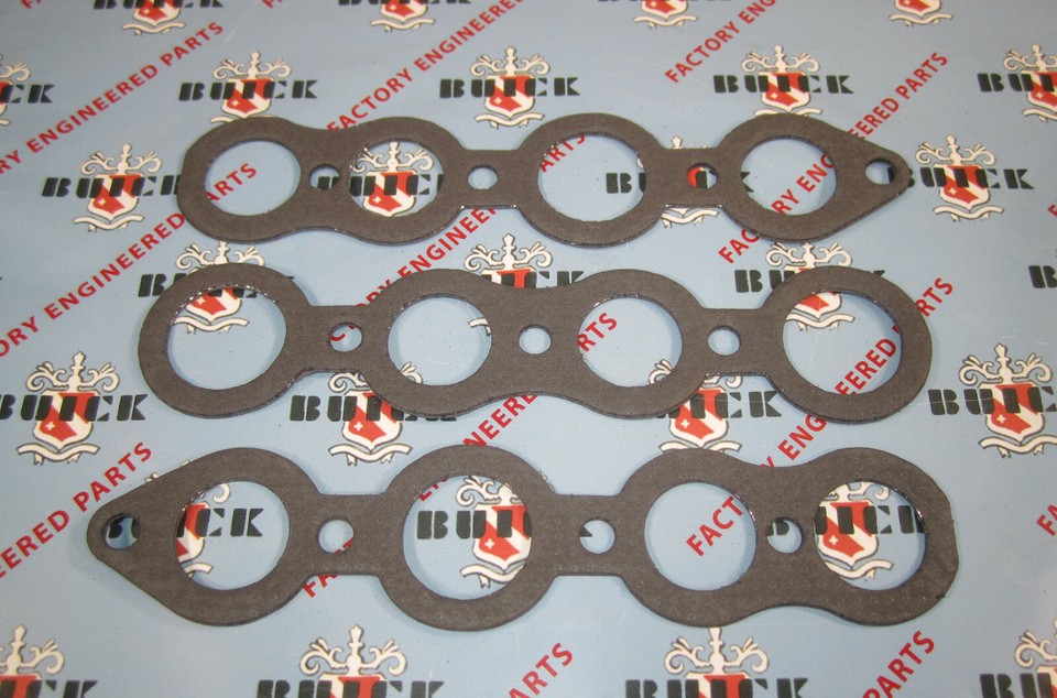 1934-1953 Buick 233, 248, 263 Engines Intake & Exhaust Manifold Gasket ...