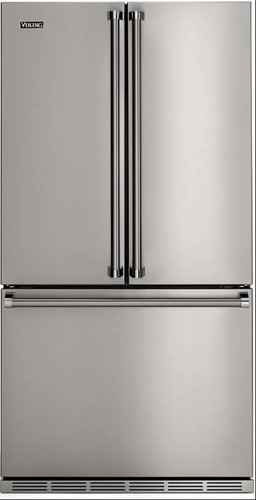 Viking 3 Series RVFFR336SS 36" Counter Depth French Door Refrigerator ...