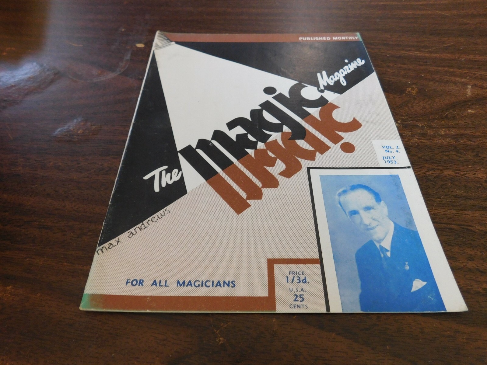 Max Andrews The Magic Magazine For Magicians 1953 July George Blake | eBay