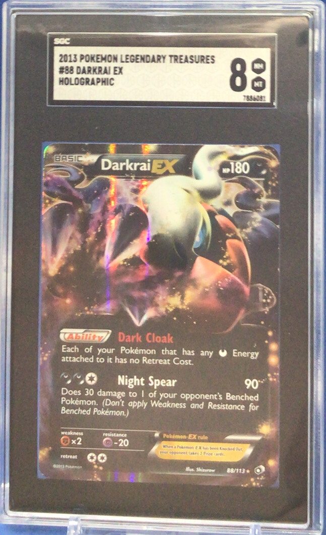 2013 Pokemon Legendary Treasures #88 Darkrai Ex Holographic SGC 8 | eBay
