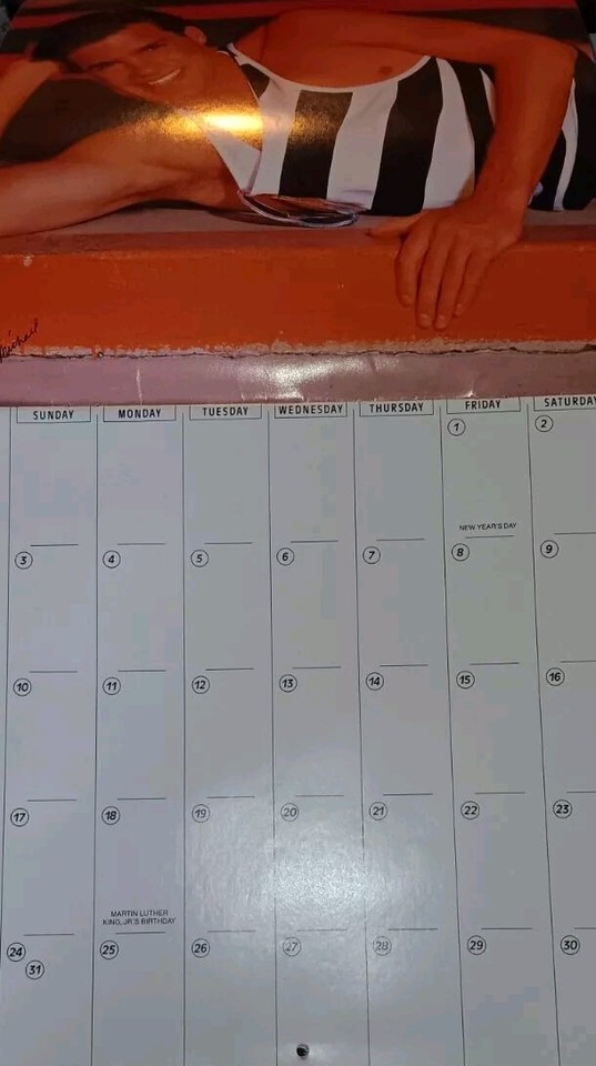 Vintage CHIPPENDALES 1988 16 MONTH Wall Calendar Authentic Sexy Photos ...