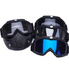 Motorcycle Goggles Face Mask Dirt Bike Motocross Off-Road MX ATV ...