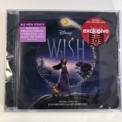 Disney WISH Original Soundtrack NEW SEALED CD Album Ariana Debose Chris ...