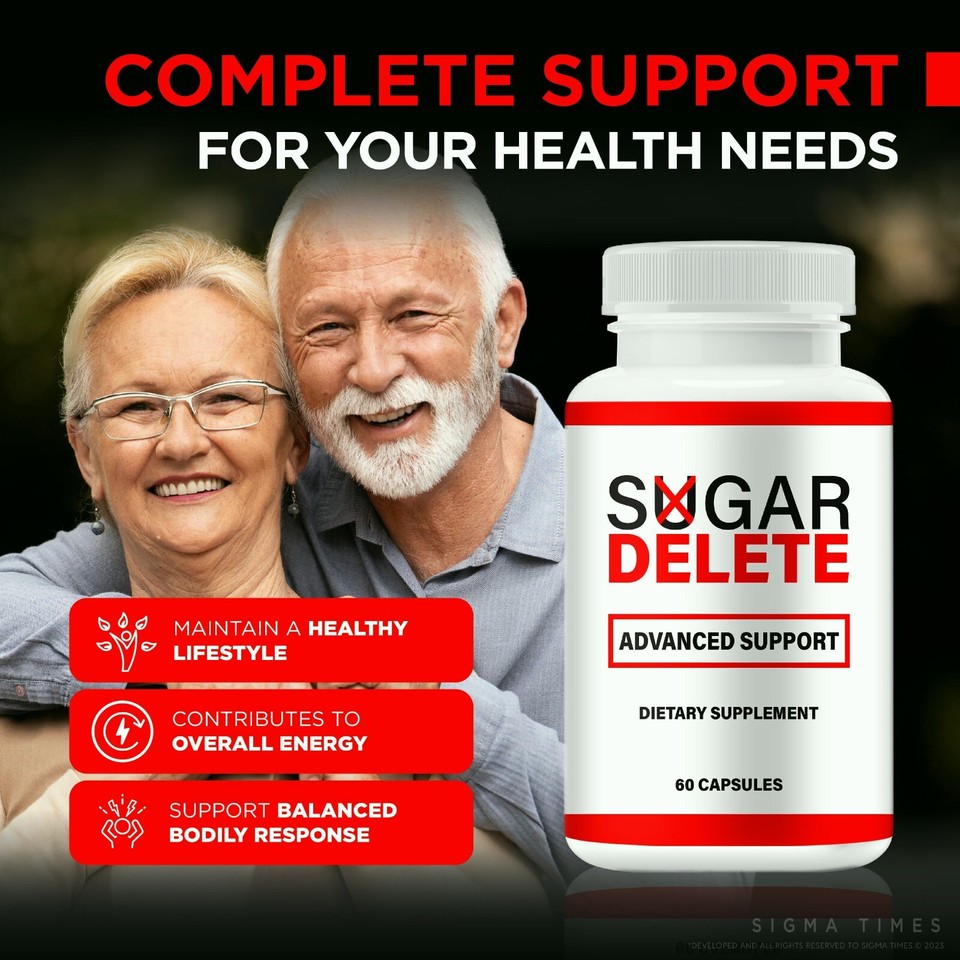 Sugar Delete Blood Support Pills, Advanced Blood Health Capsules 60ct ...