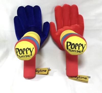 Namco Poppy Playtime Huggy Waggy Grab Pack Plush Set Red Blue Hand ...