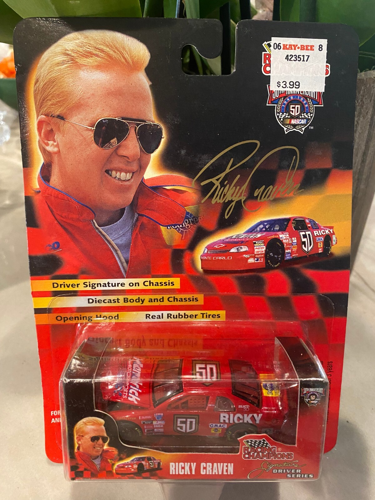 1998 Racing Champions Ricky Craven 50 Anniversary Signature Driver #50 ...