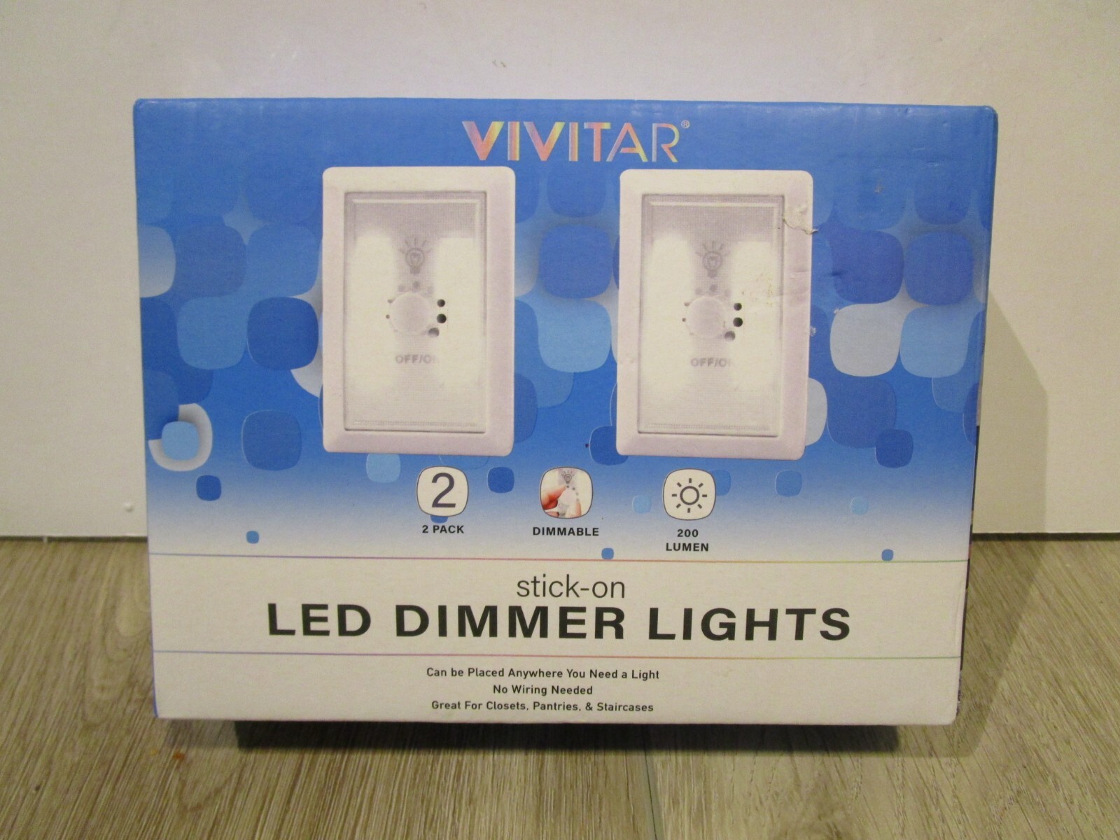 LED Wireless Dimmer Stick-On Lights Pack of 2 NEW | eBay