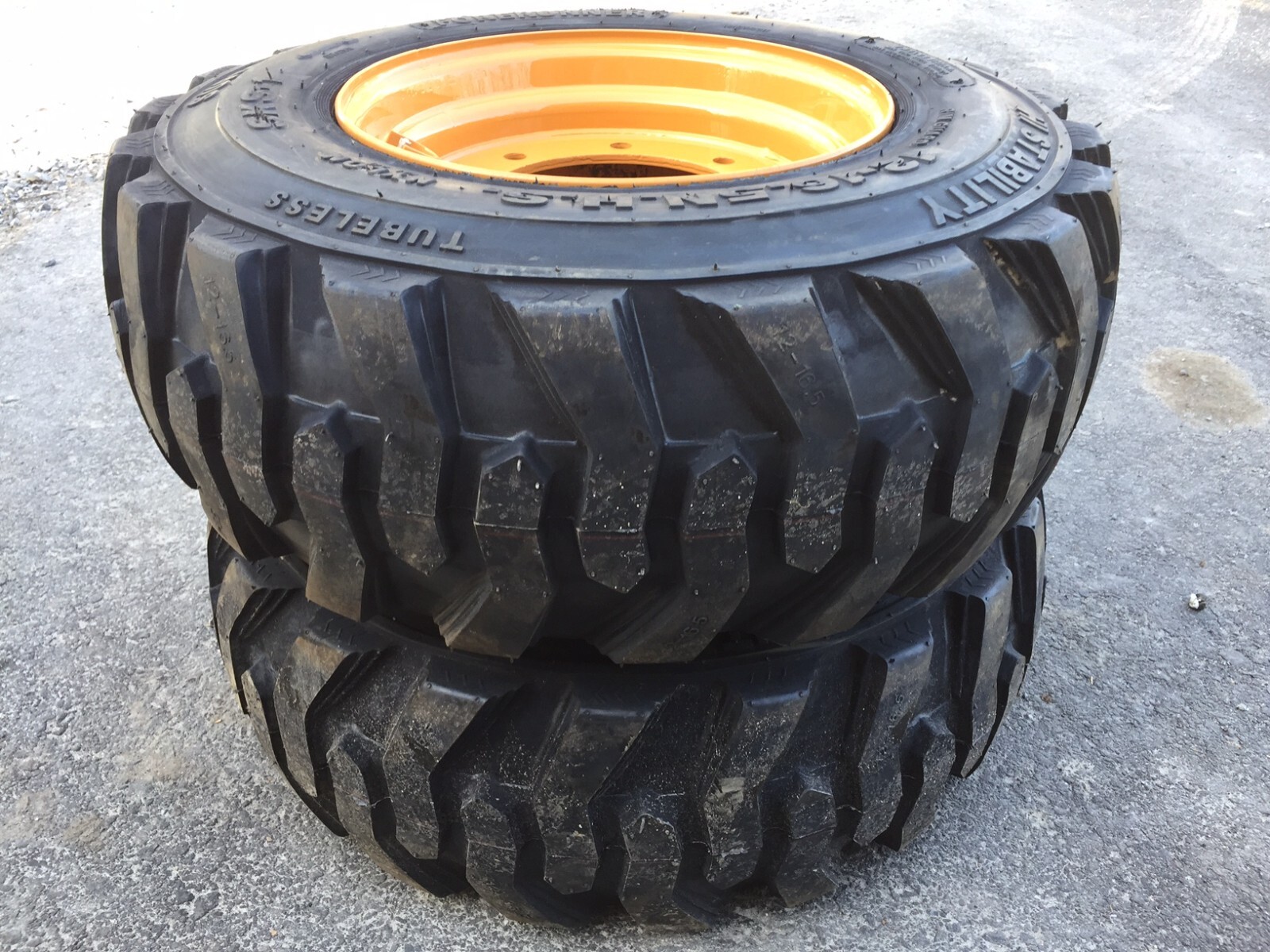 2-12-16.5 SKS-1 Tires/Rims for 4X4 Case 580 Backhoe-Super M&L 4WD ...