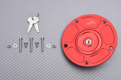 TWM Red Fuel Tank Gas Cap + keys Honda NSR 250 R 1990-1997 Ref THC.01.R ...
