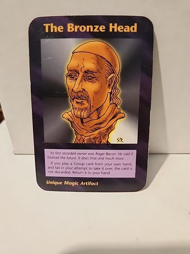 Illuminati New World Order INWO Limited Card Game NWO Bronze Head ...