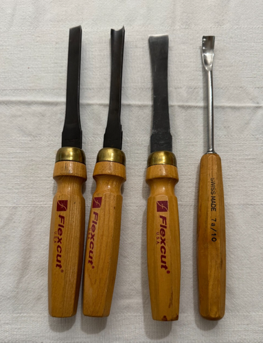 FlexCut Carving Tools Woodworking Mixed Lot of 4 Chisel Gouge | eBay